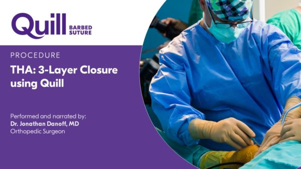 Four-Layer Wound Closure of Inframammary Fold with Quill Barbed Suture ...